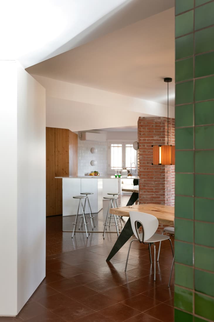 Tour a Renovated Barcelona Home With Octagon-Shaped Rooms | Apartment ...