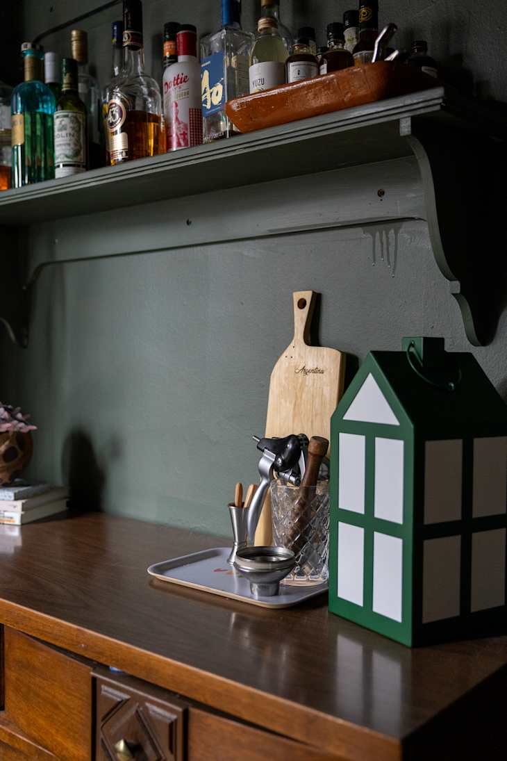 Dark Green Dining Room Paint Makeover: From Plain White to Bold Color ...