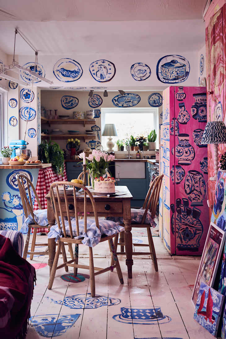 See Inside Artist Emily Powell's Viral Painted UK House | Apartment Therapy