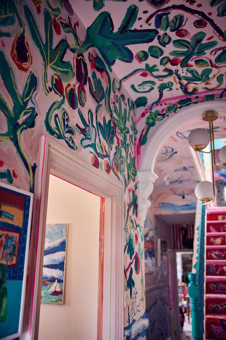 See Inside Artist Emily Powell's Viral Painted UK House | Apartment Therapy