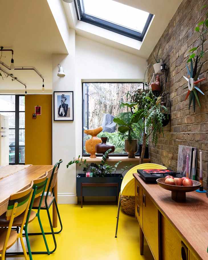 Before & After: Bold, Bright Floors Revive This “Dark, Cold” Kitchen ...