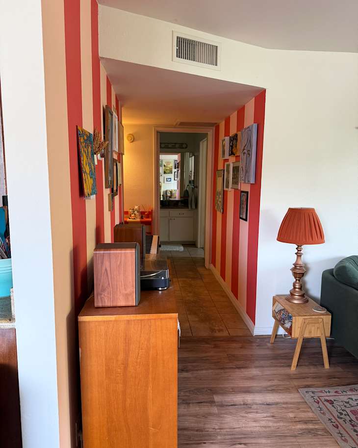 I Transformed My Hallway with Bold Striped Paint (for $100 ...