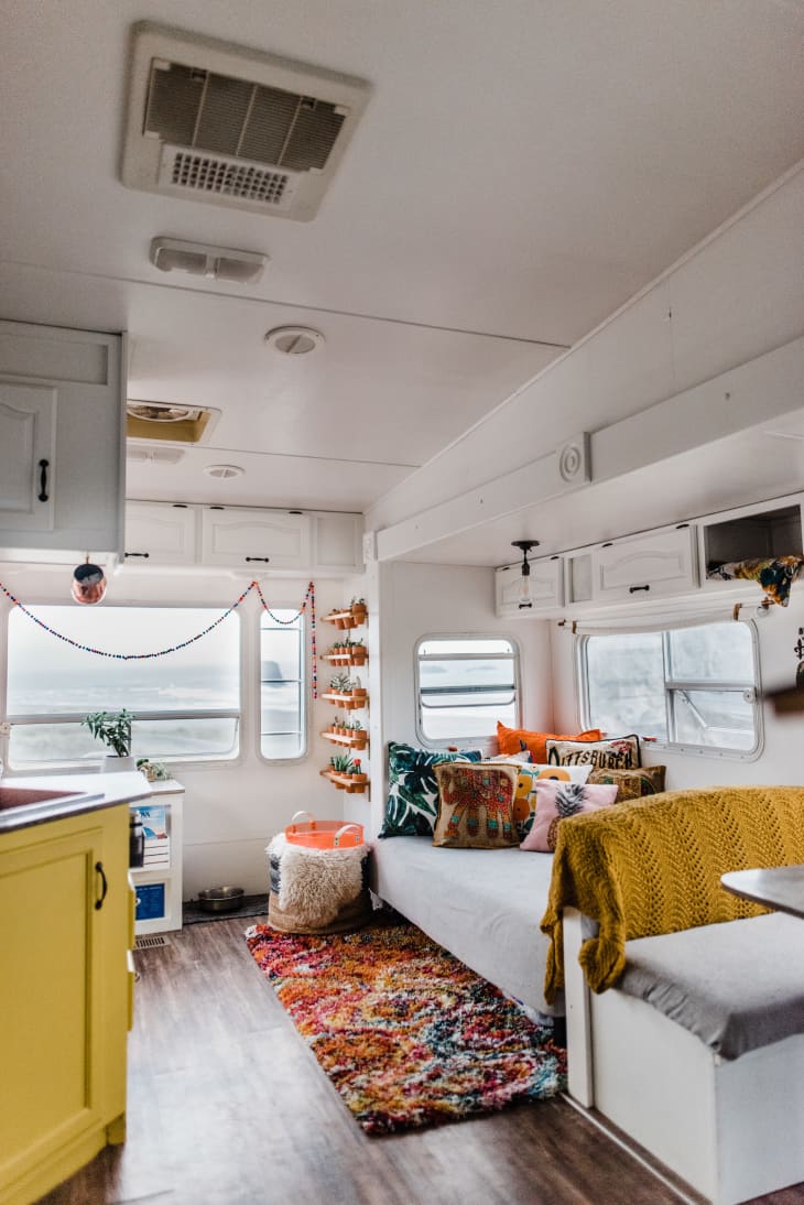 House Tour: A Couple and 4 Pets in a 188-square-foot RV | Apartment Therapy