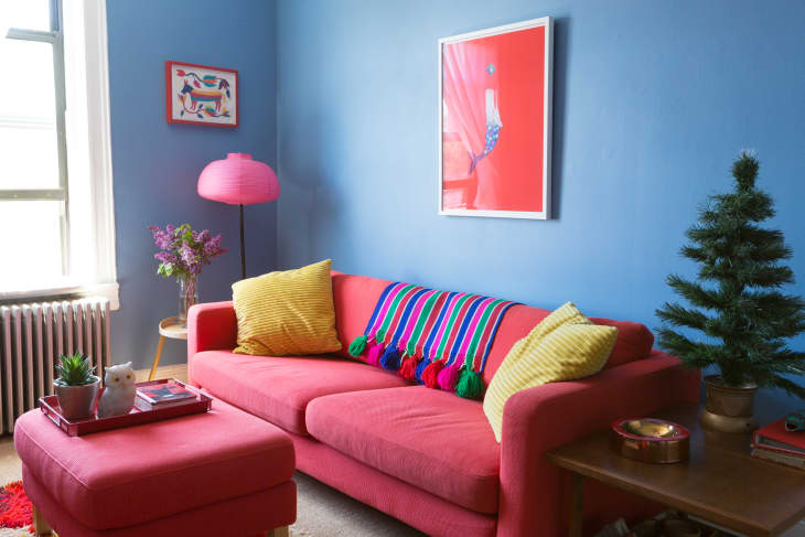 Brooklyn Home Tour: A Small Colorful Apartment | Apartment Therapy
