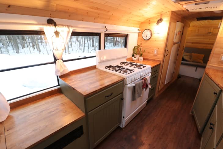 Tiny Home Bus Built by Hand | Apartment Therapy