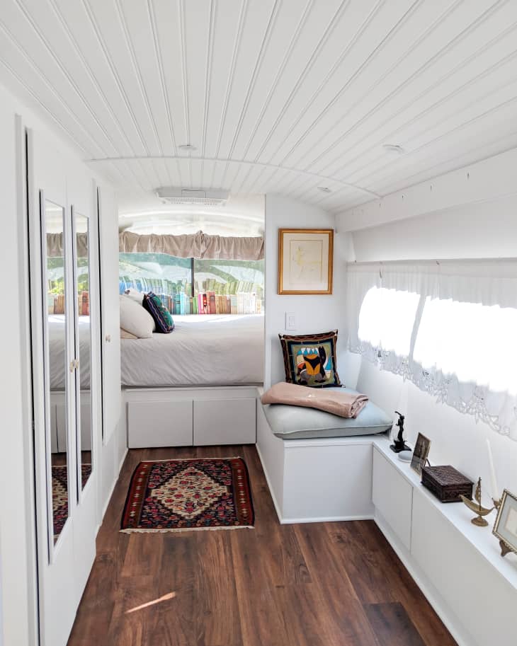 Tiny Home Tour: A Converted 1966 Greyhound Bus | Apartment Therapy