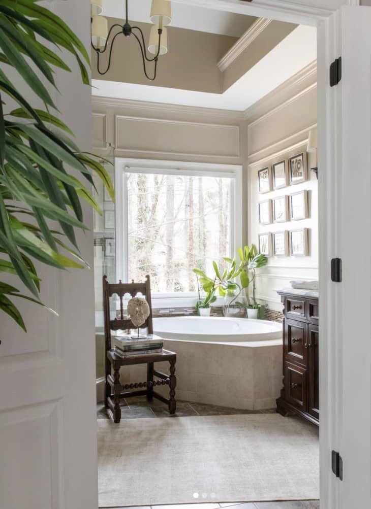 How to Style a Chair in a Bathroom | Apartment Therapy