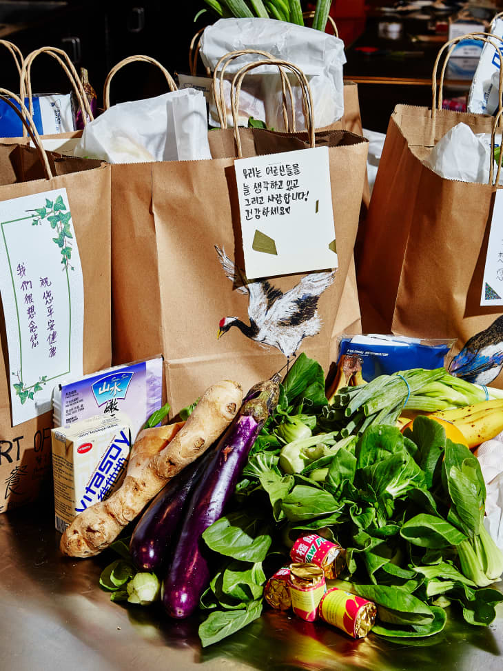 Illustrate Paper Bags for Heart of Dinner Grocery Delivery | Apartment ...