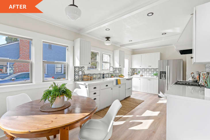 Dark, Dated Kitchen Gets a Bright Makeover from a Stager - Before After ...