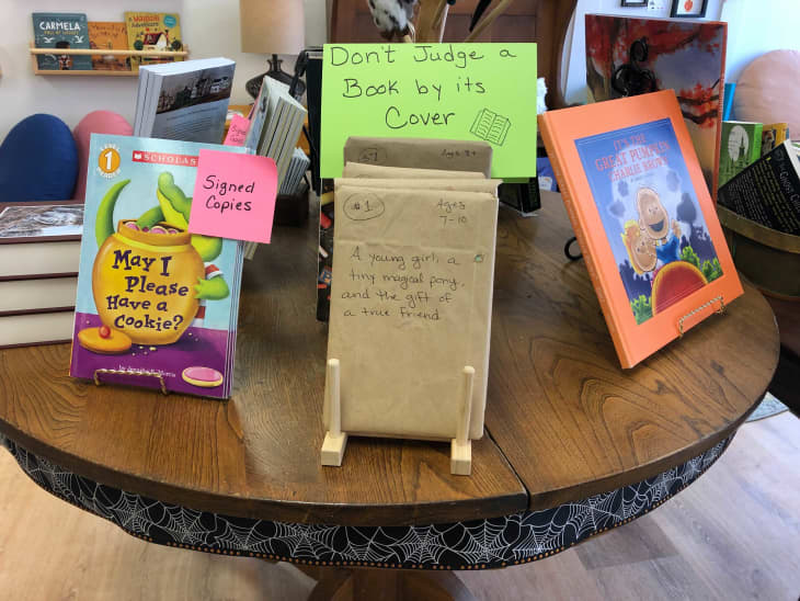 IKEA OSTBIT Plate Rack Hack for Displaying Books | Apartment Therapy