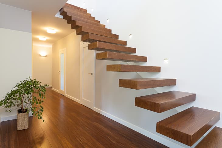 The Dangerous Truth About Floating Staircases, According to a Home ...