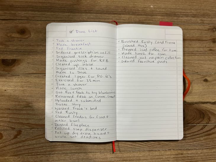 I Started a Reverse To-Do List and It Saves So Much Stress | Apartment ...