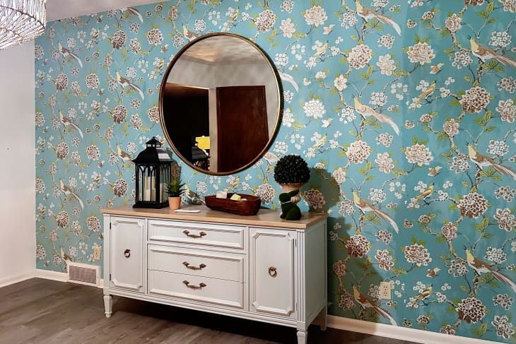 How to Hang Prepasted Wallpaper the Easy Way (with Photos!) | Apartment ...