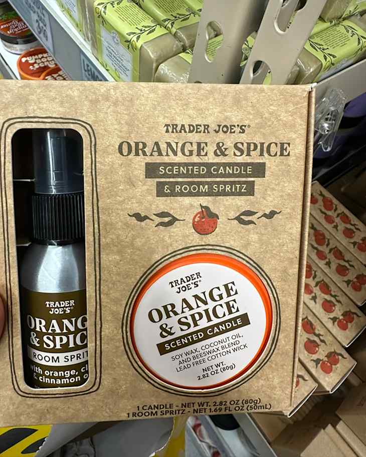 Trader Joe’s Has an Orange and Spice Room Spray and Candle | Apartment ...