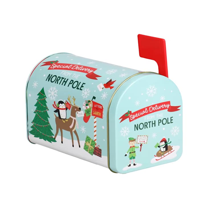 Dollar Tree Has Mini Christmas Tins That Are Mailbox-Shaped | Apartment ...
