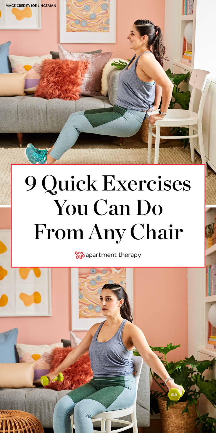 9 Fast Chair Exercises to Workout Your Legs, Arms, Core, and Cardio ...