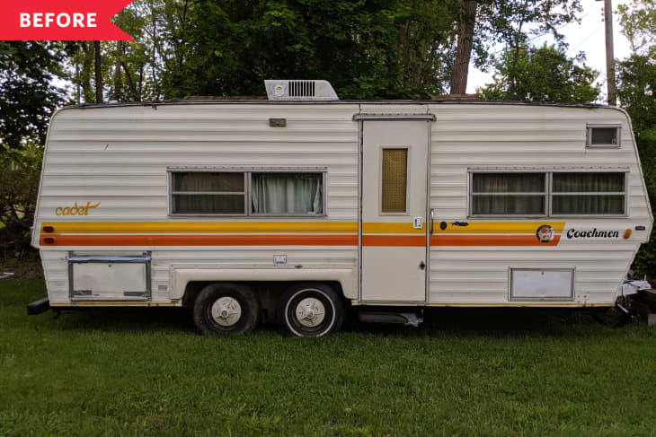 Before After Full Retro RV Remodel Photos | Apartment Therapy
