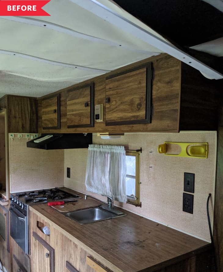 Before After Full Retro RV Remodel Photos | Apartment Therapy