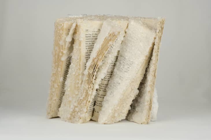 Crystallized Book Art Alexis Arnold | Apartment Therapy