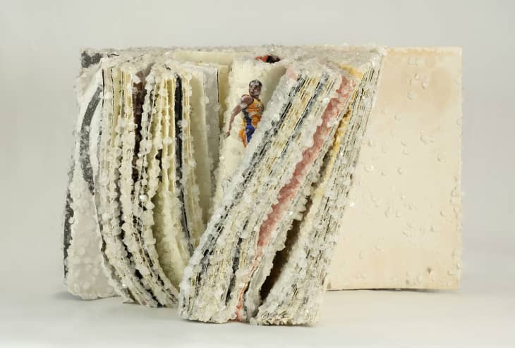 Crystallized Book Art Alexis Arnold | Apartment Therapy