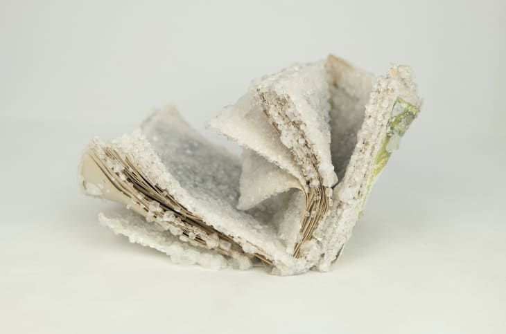 Crystallized Book Art Alexis Arnold | Apartment Therapy