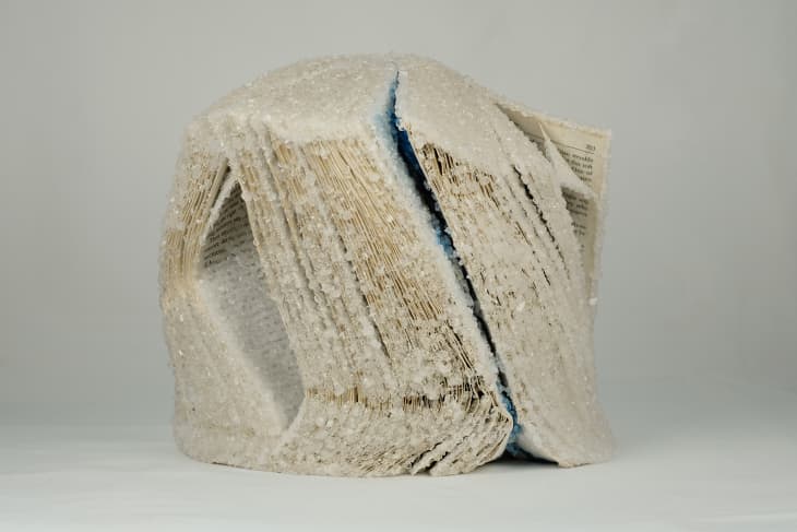 Crystallized Book Art Alexis Arnold | Apartment Therapy
