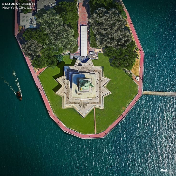 These Aerial Shots of Famous Landmarks and Tourist Spots Are ...