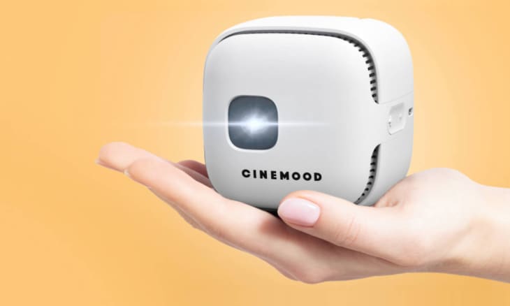 Cinemood TV is a Palm-Sized Portable Projector | Apartment Therapy