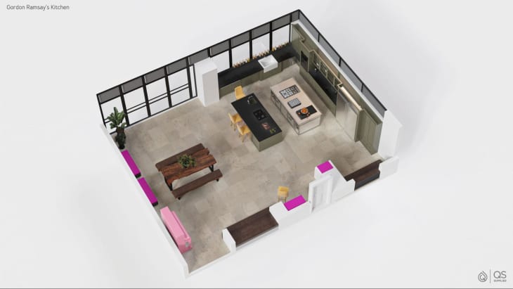 Peek at the Floor Plans (and Take 3D Tours) of 7 Celebrity Kitchens ...