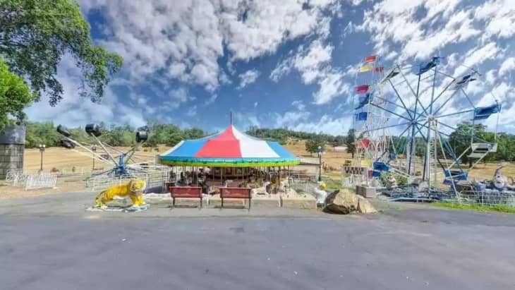 This California Castle Has Carnival Rides in the Backyard — And It Can ...