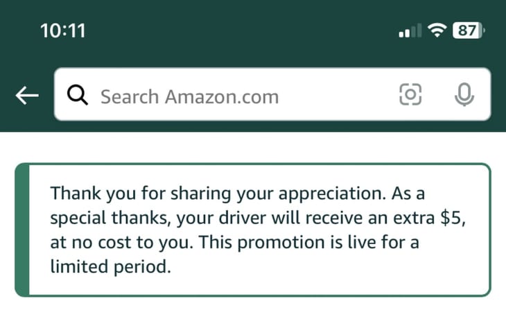 How to Thank Your Amazon Driver & Send a Free $5 Holiday Tip ...