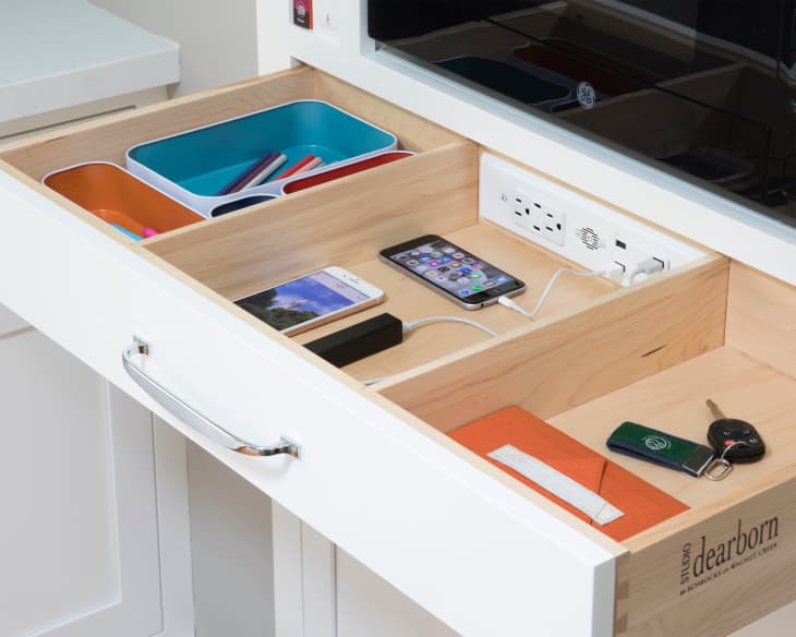 Turn Your Junk Drawer into a Hidden Charging Station | Apartment Therapy