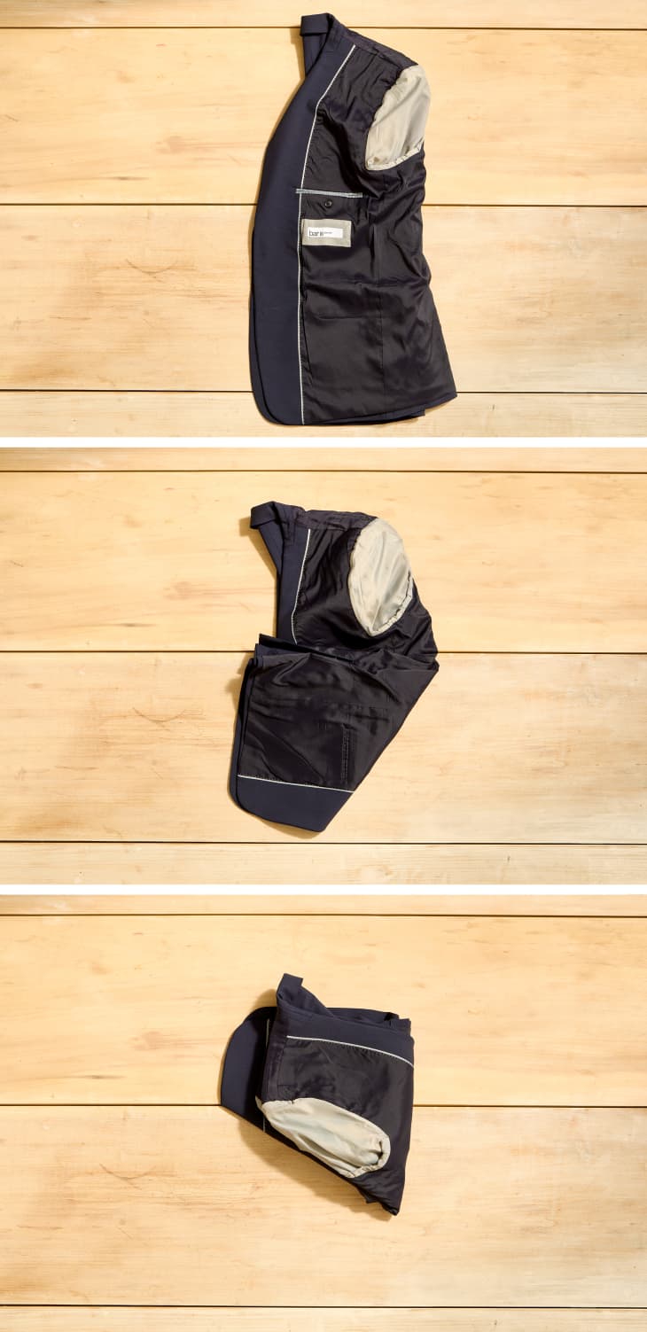 How to Fold & Pack a Suit Jacket (3 Methods) | Apartment Therapy