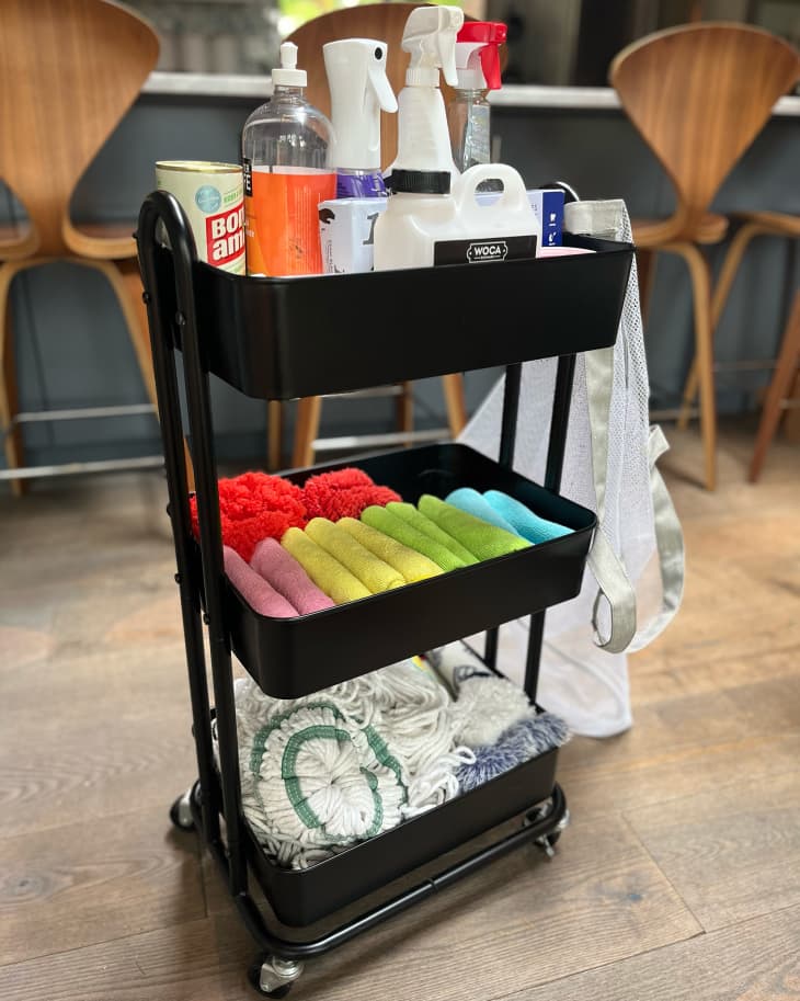 How This “Cleaning Cart Hack” Cut My Cleaning Time in Half | Apartment ...