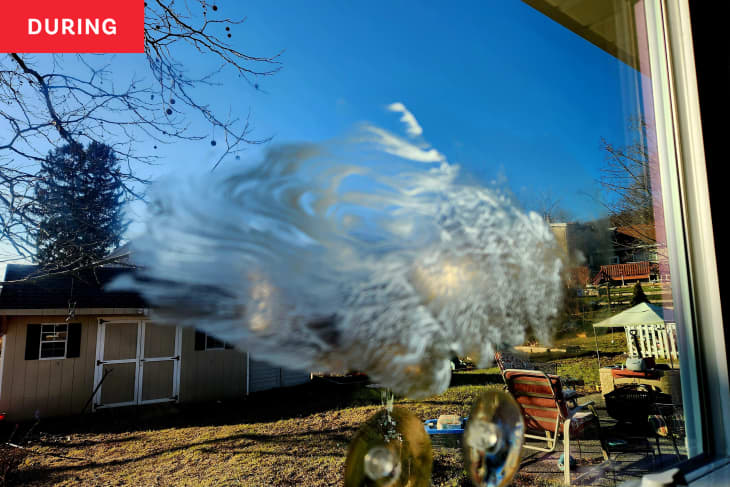 Reddit Cleaning Hack for Holiday Window Cling Residue | Apartment Therapy