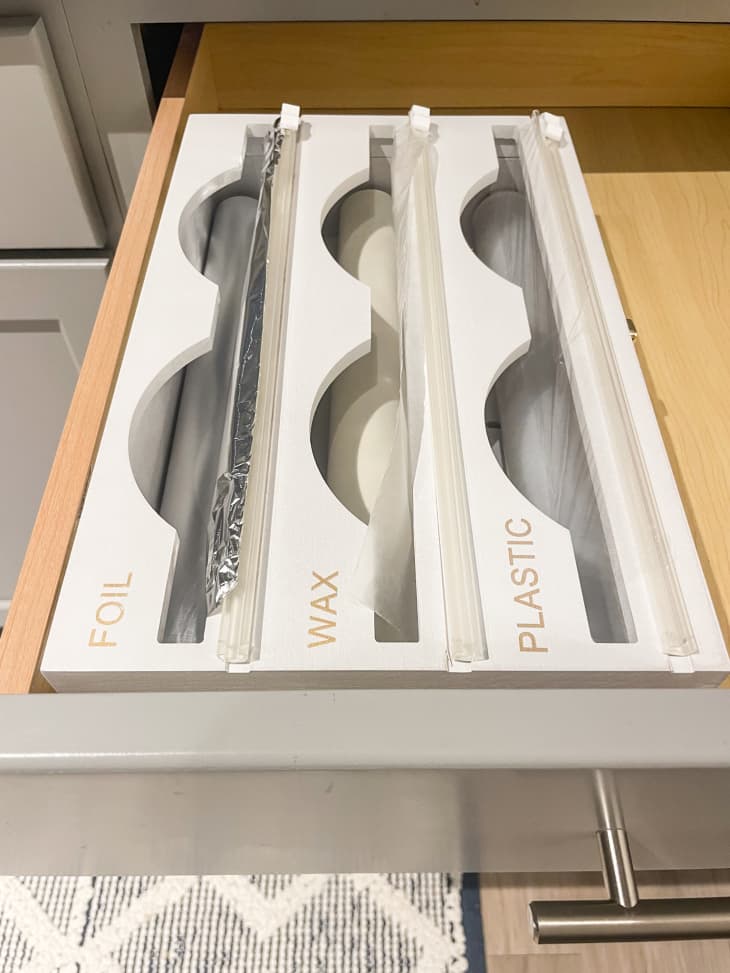 Amazon 3-in-1 Foil and Plastic Wrap Organizer Review | Apartment Therapy