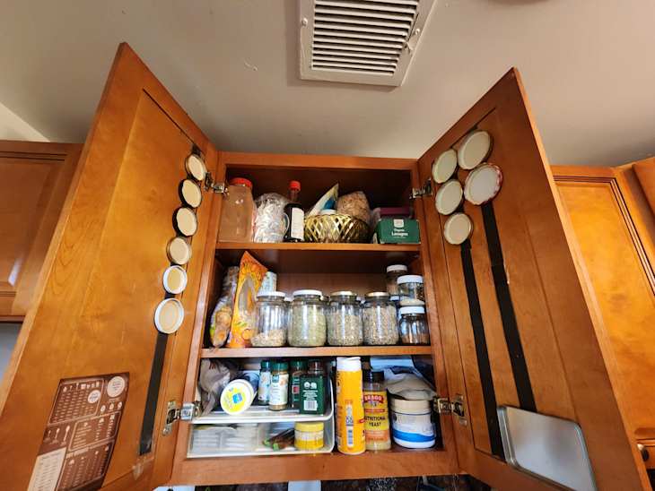 I Stole My Friend's Smartest Jar Lid Storage Trick | Apartment Therapy