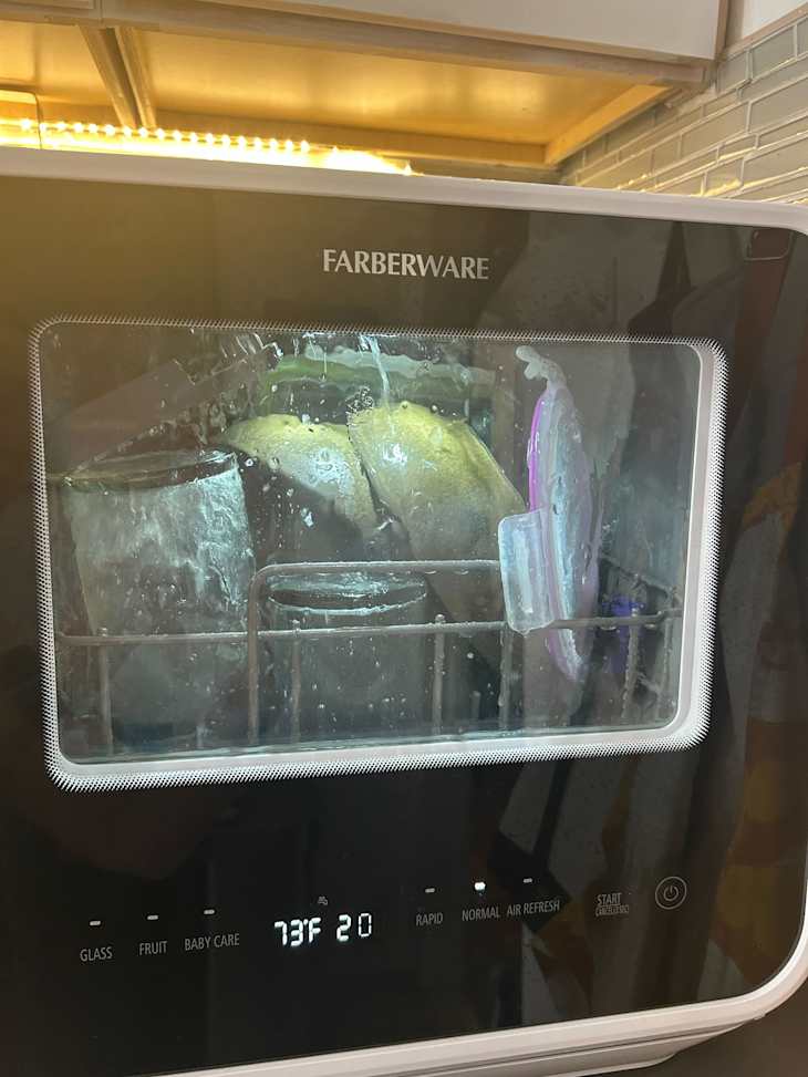I Love The QVC Faberware Compact Portable Dishwasher | Apartment Therapy