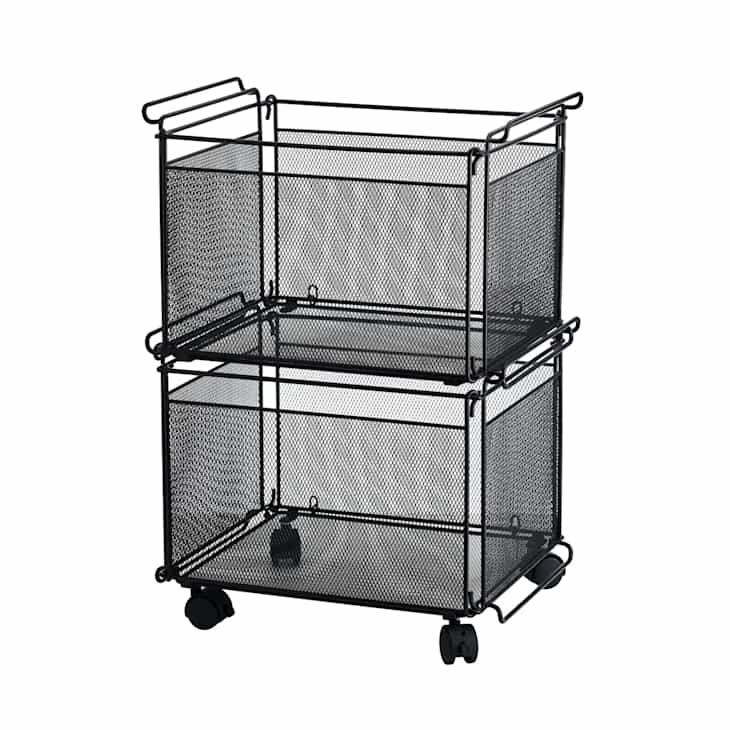 Costco Is Selling 2-Packs of These Rolling Storage Baskets | Apartment ...