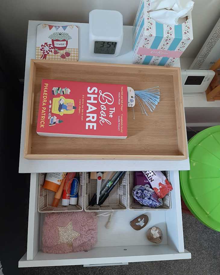 See How a Pro Organizer Fixed My Small Bedside Table | Apartment Therapy