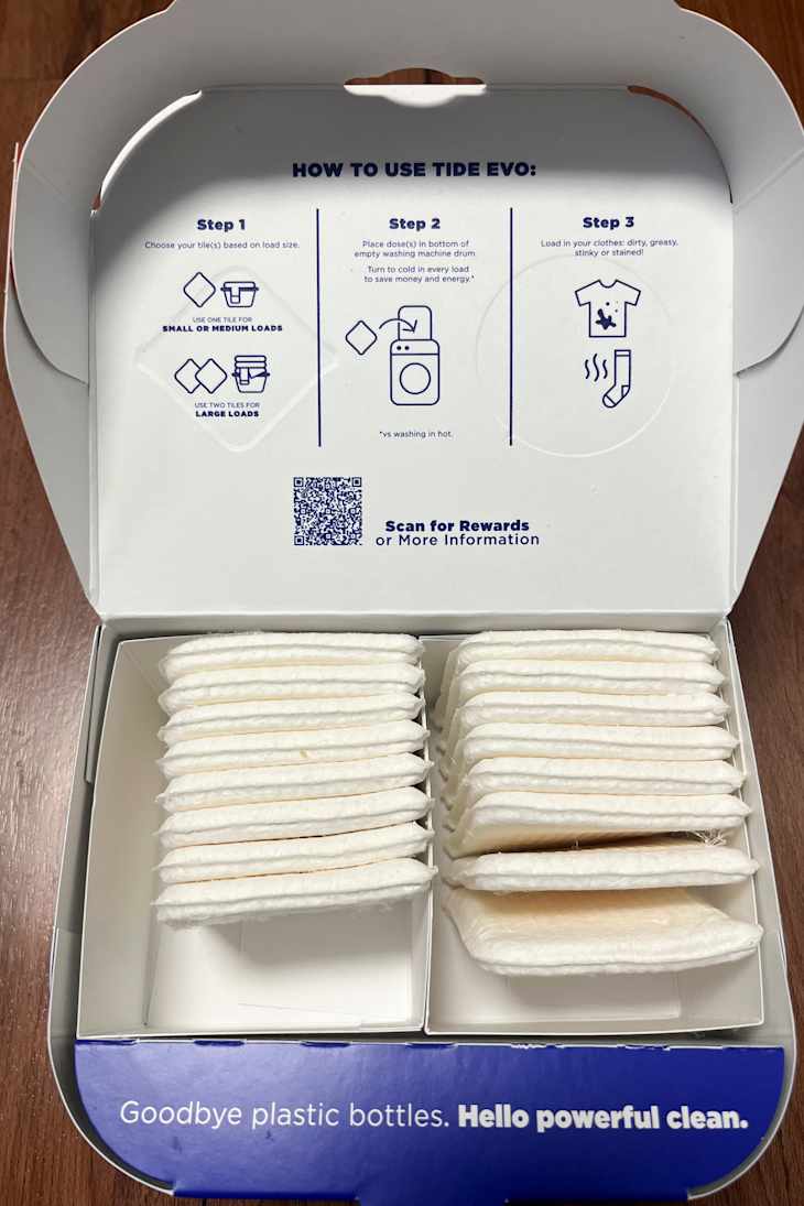 Tide evo Laundry Detergent Tile Review with Photos | Apartment Therapy