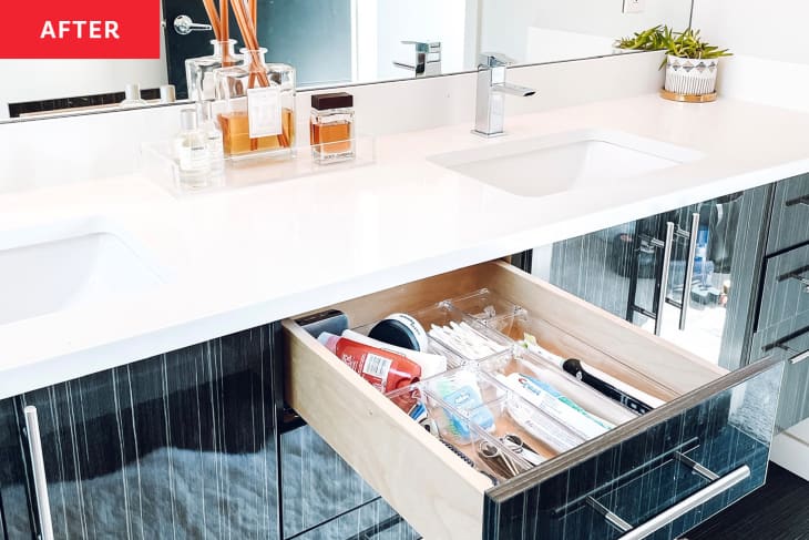 See How a Pro Organizer Updates This Cluttered Bathroom | Cubby