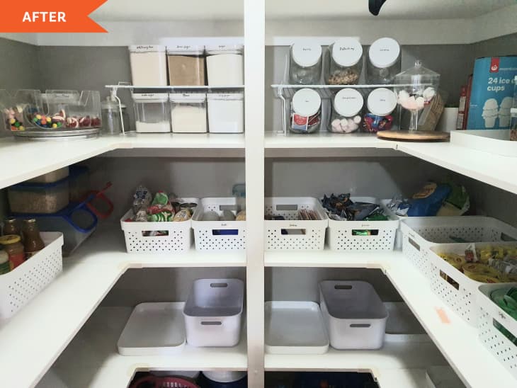 Before and After: This Busy Mom Reorganized Her Pantry for Under $100 ...