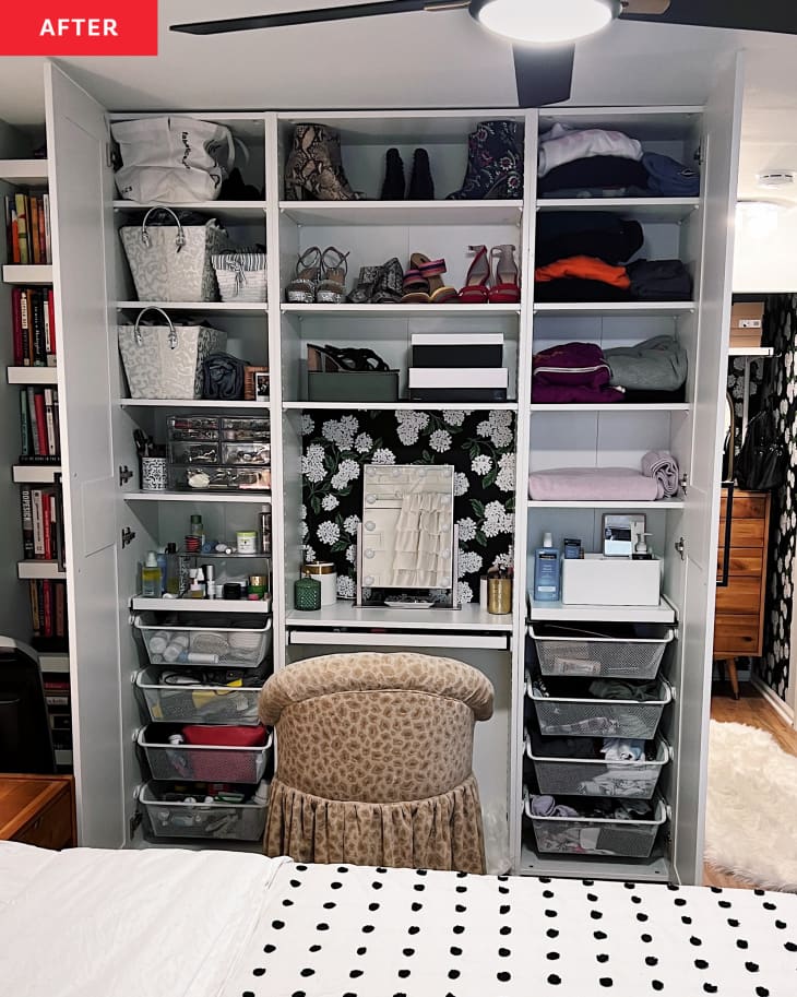 How I Hacked an IKEA PAX System into a Storage Vanity | Apartment Therapy