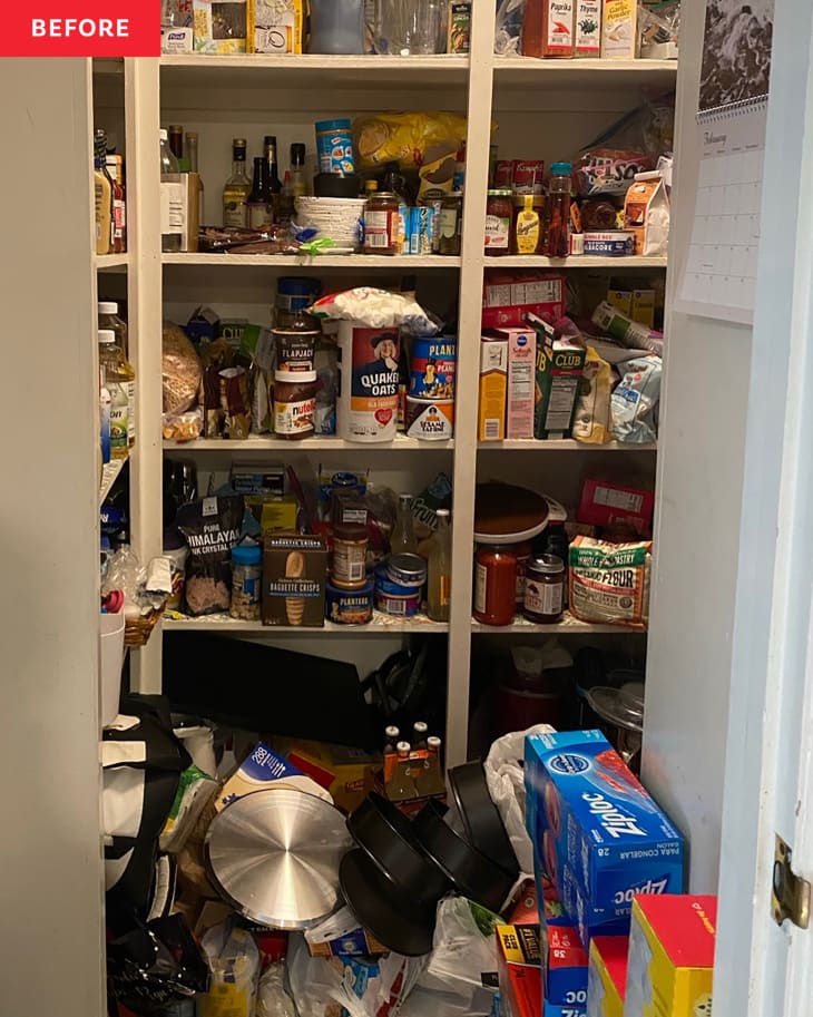 See How a Pro Organizer Transforms This Crowded Pantry | Apartment Therapy