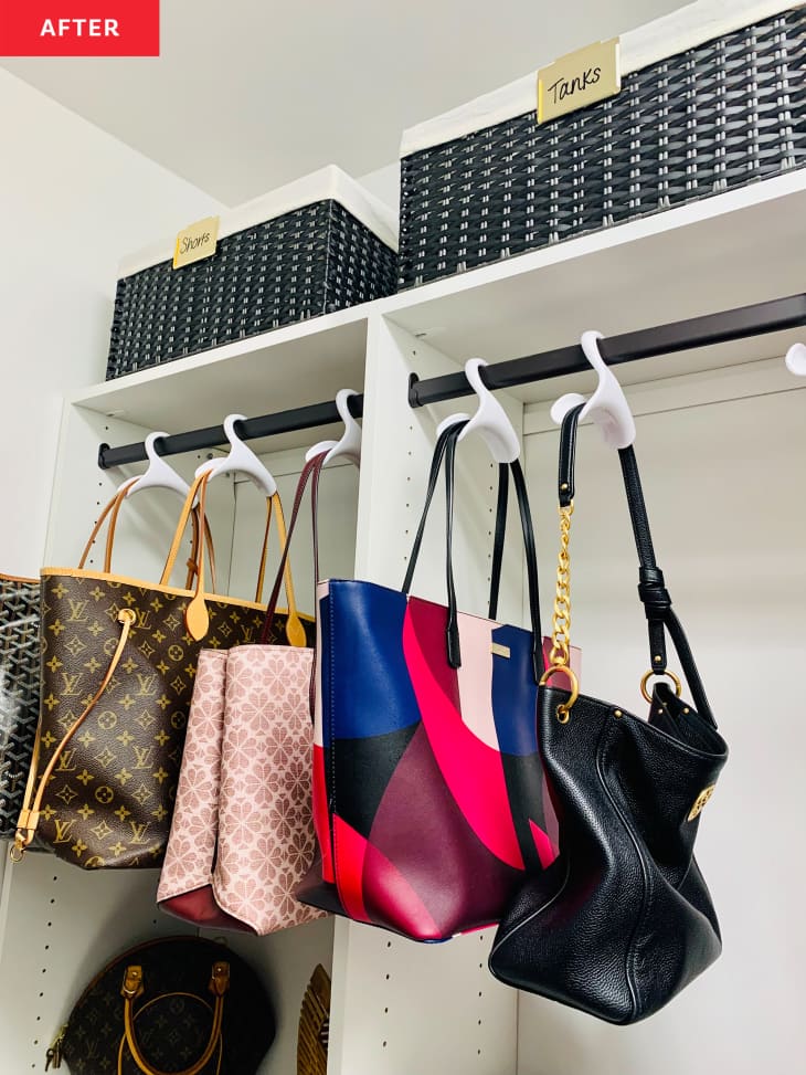 B&A: Pro Organizer Revamps This Messy, Underutilized Closet | Apartment ...