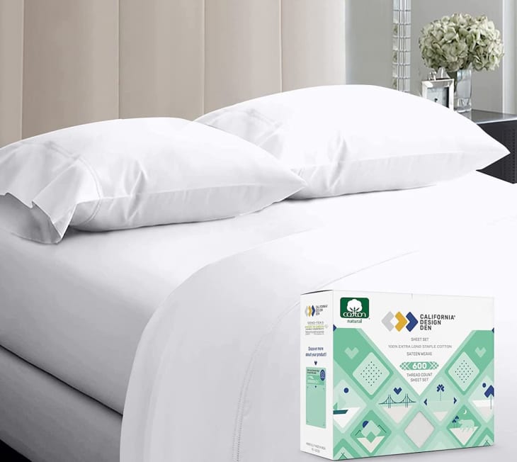 California Design Den 600-Thread-Count Sateen Sheets Review | Apartment ...
