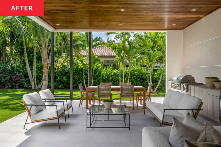 See How Smart Staging Transformed an Empty Patio into a Lush Retreat ...