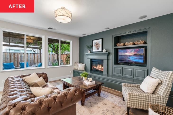 Cluttered Living Room Transformation (Before & After Photos ...