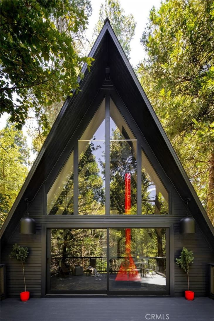 See Photos Inside a Mid-Century California A-Frame | Apartment Therapy